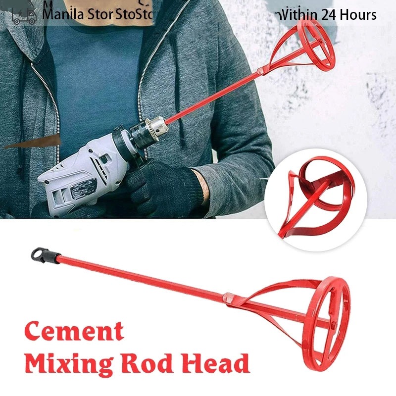Hexagon Shaft Plaster Mud Mixer Handheld Paint Cement Putty Powder ...