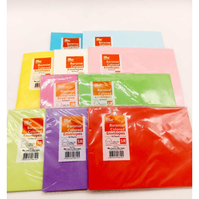 Colored Envelopes/Mailers Envelope/Sobre | Shopee Philippines