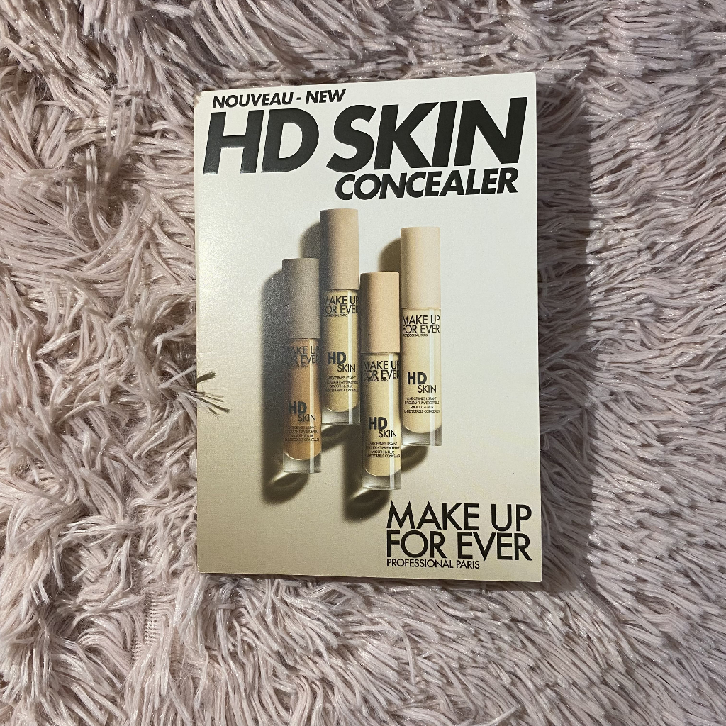 MAKE UP FOR EVER HD Skin Concealer Sample Card 0.22 mL x 4 Shades ...