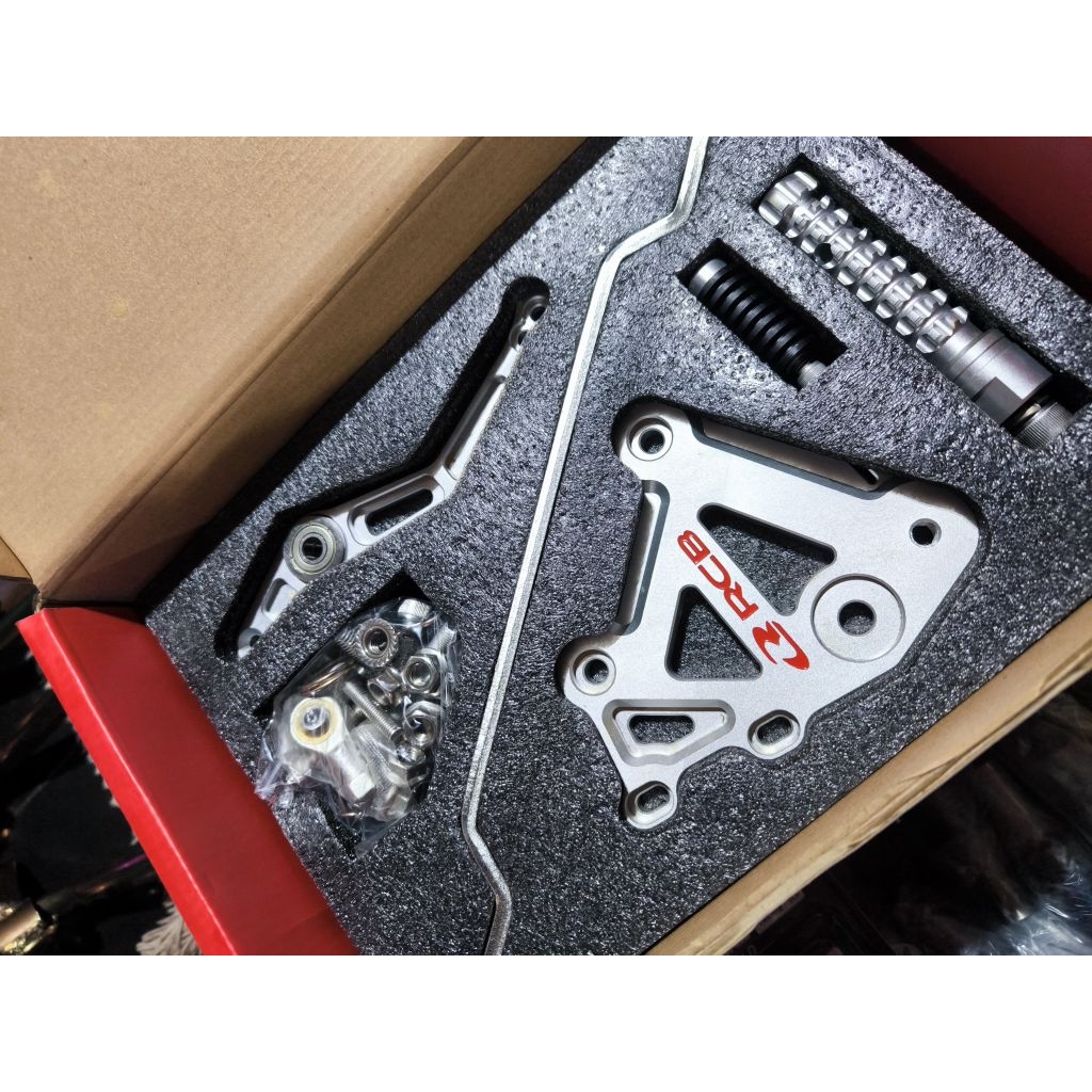 RCB Footrest (RaceType) (WinnerX / SupraGTR / RS150) | Shopee Philippines