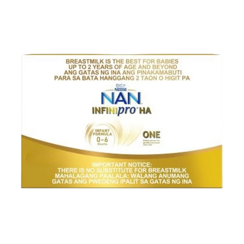 NAN INFINIPRO HA ONE 2.4kg for 0 to 6 months Infant Formula | Shopee ...