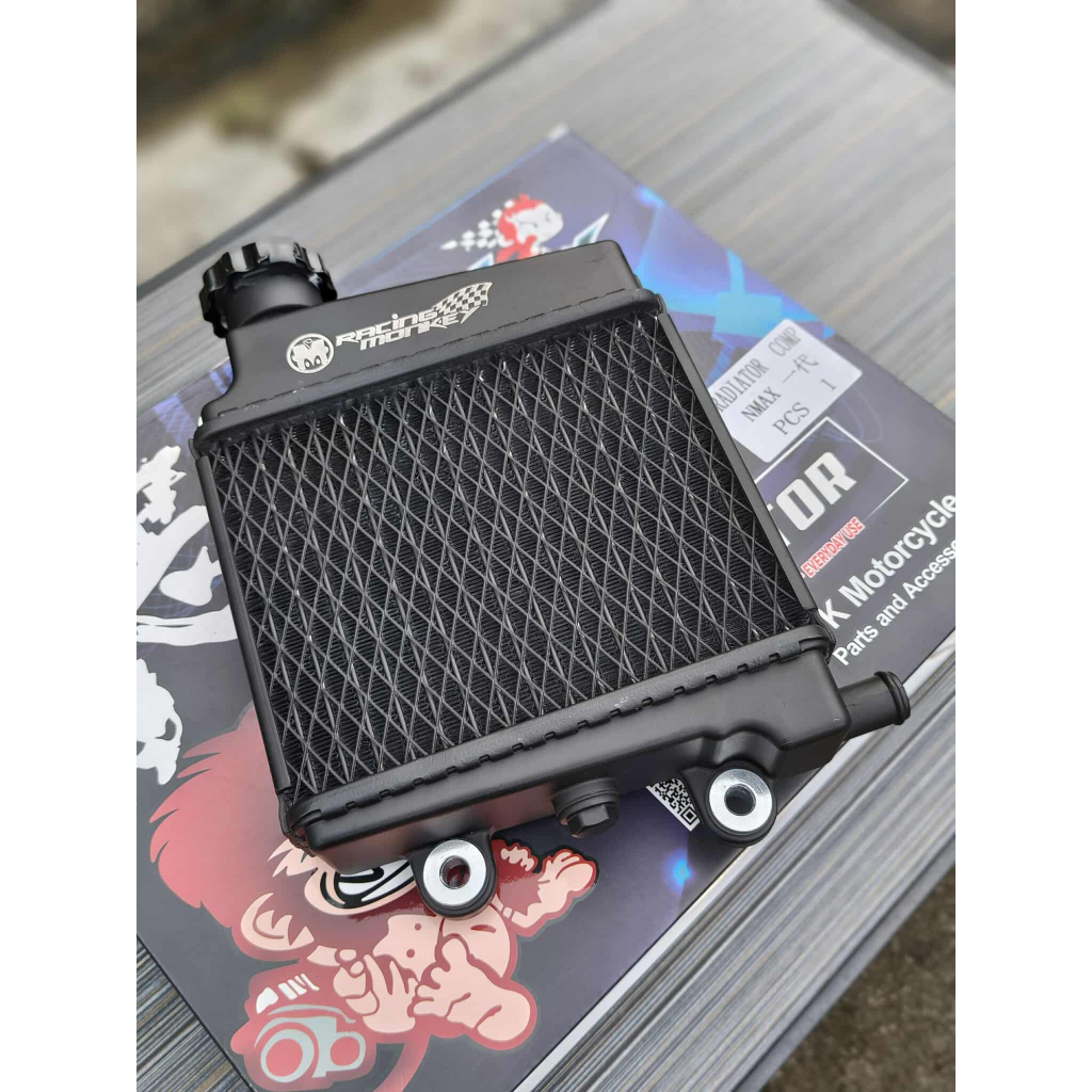 RACING MONKEY RADIATOR FOR NMAX AEROX SNIPER155 BLACK. | Shopee Philippines