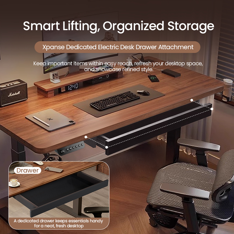 Xpanse Electric Office Table For Computer Adjustable Study Table Gaming ...