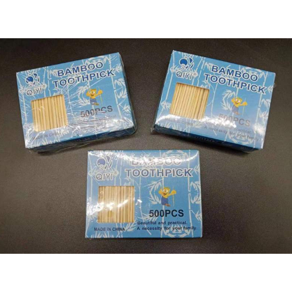 QIYI Eco-Friendly Bamboo Toothpicks – 500 pcs | Shopee Philippines