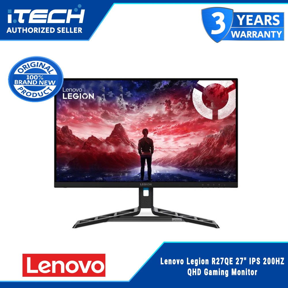 Lenovo Legion R27QE 27" IPS 200HZ QHD Gaming Monitor | Shopee Philippines