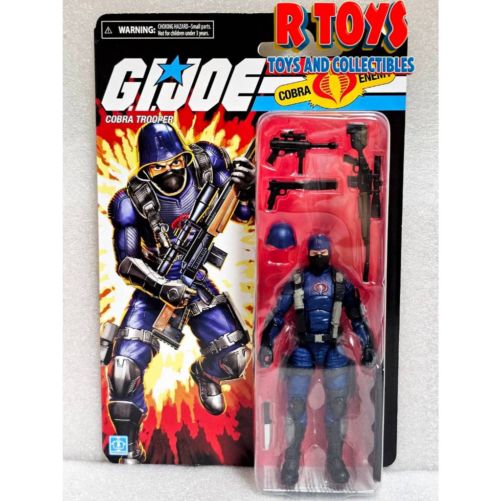 GIJOE Classified Retro 6" Cobra Trooper Cobra Enemy G. I. JOE Army ...