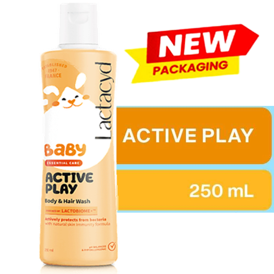 Lactacyd Baby Active Play Anti-Bacterial 2in1 Body Wash Cleanser and ...