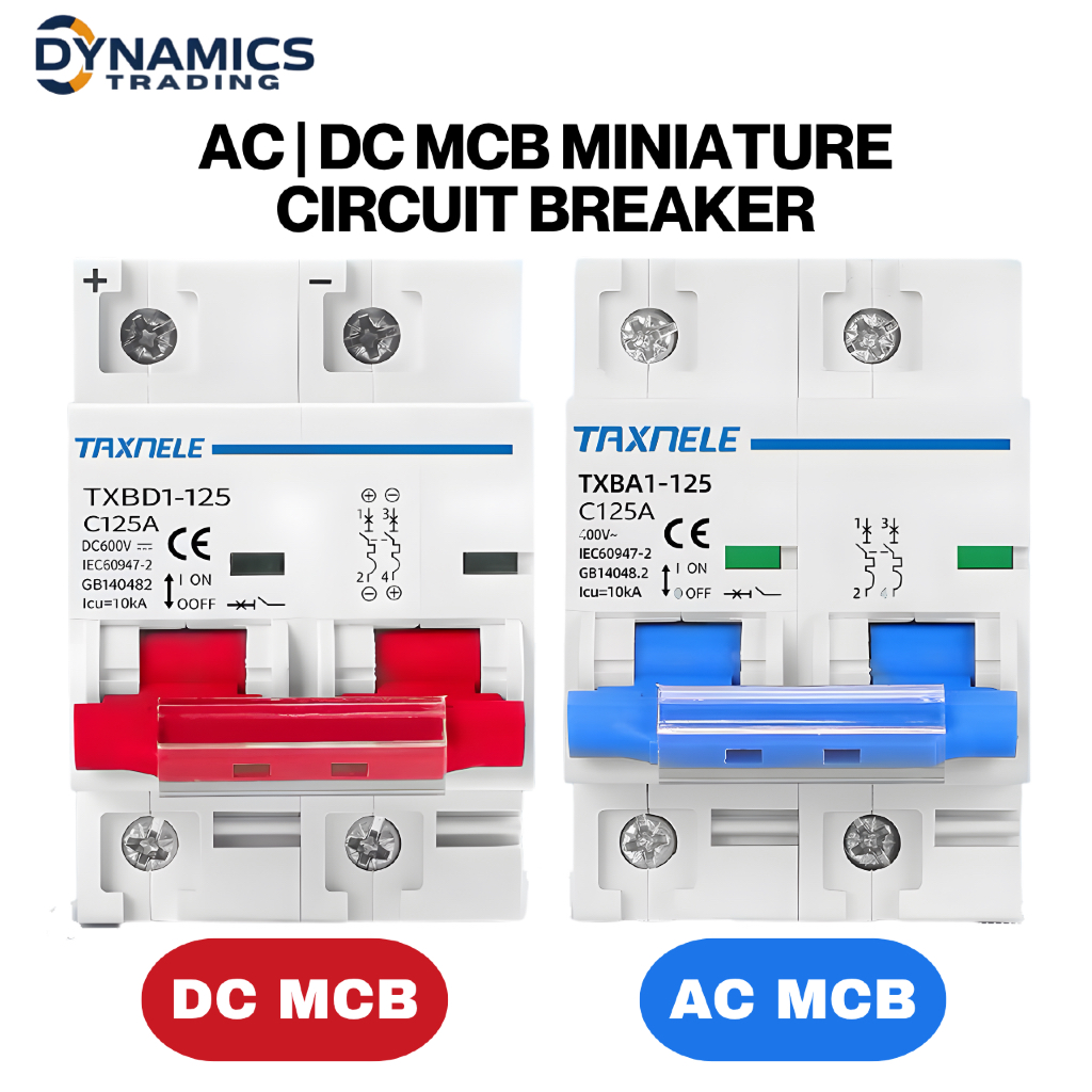 TAXNELE AC | DC MCB Miniature Circuit Breaker 2P 80A-125A – High ...