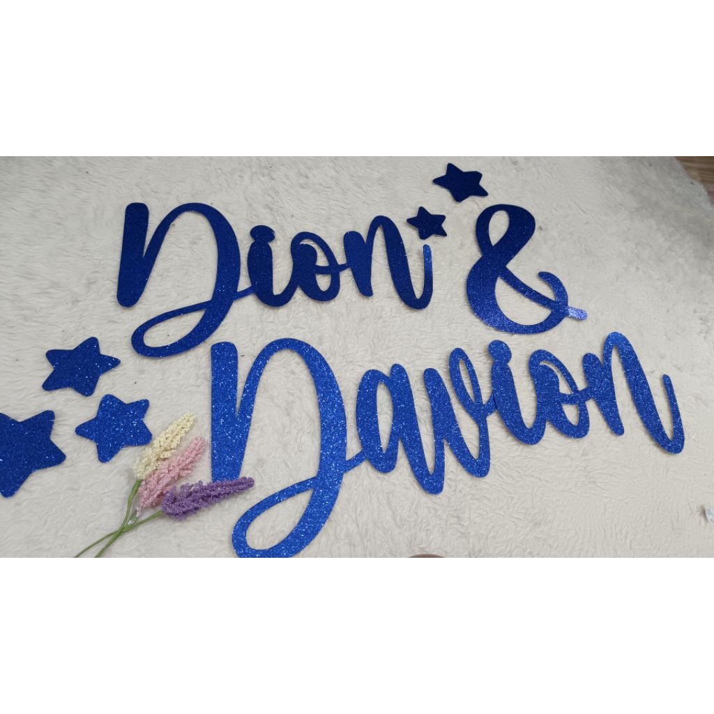 Personalized Letter/Name Cutouts/Banners | Shopee Philippines