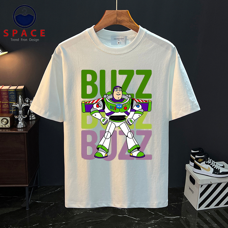 TOY STORY BUZZ LIGHTYEAR SPACE cartoon T-shirt Comfortable cotton ...