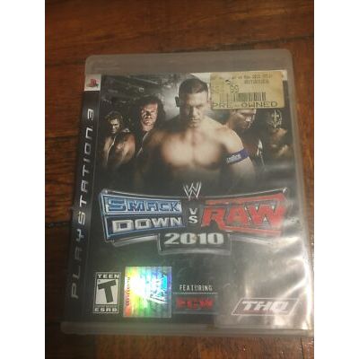 WWE SmackDown vs. Raw 2010 – PS3 (Original Disc) | Shopee Philippines