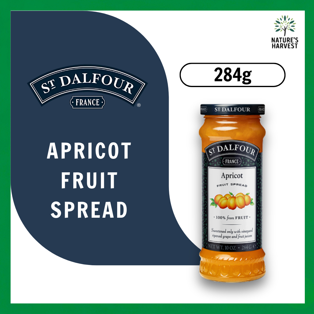 ST DALFOUR Apricot Fruit Spread Jam (284g) | Shopee Philippines
