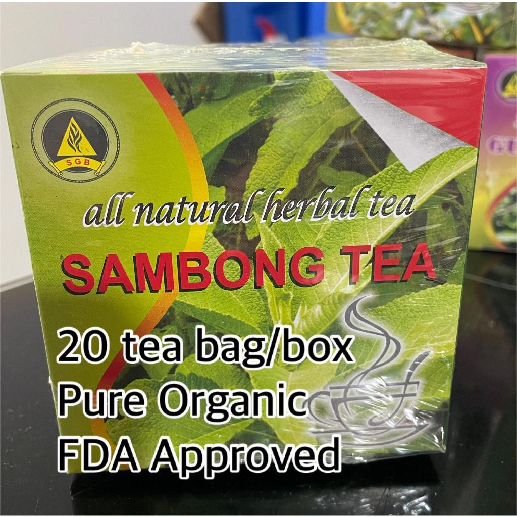 Namica Sambong All Natural Herbal Tea FDA Approved 20 tea bag/box ...