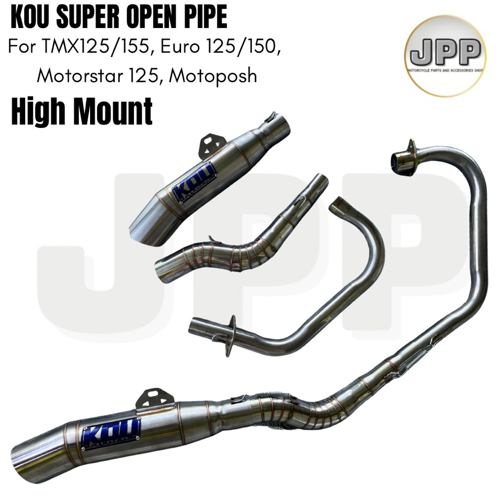 SUPER OPEN PIPE KOU FOR TMX 125/155, RUSI 125/150/175 ,EURO 125,MOTOR ...