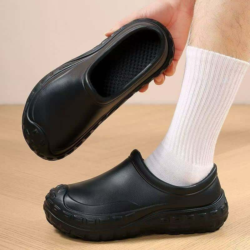 Unisex Oil-proof Work Shoes Kitchen Chef Shoes Non-slip Waterproof Slip ...