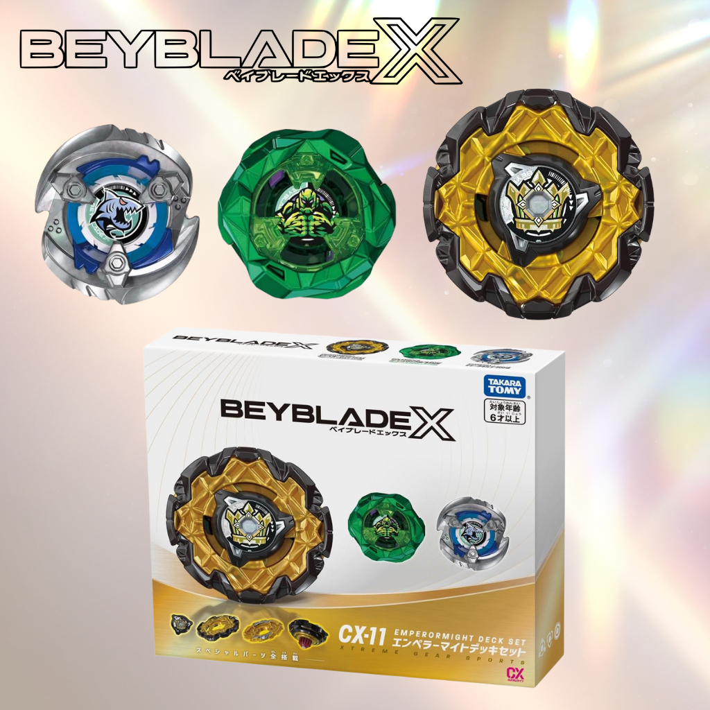 Takara Tomy BEYBLADE X CX-11 Emperor Might Deck Set | Authentic Japan ...