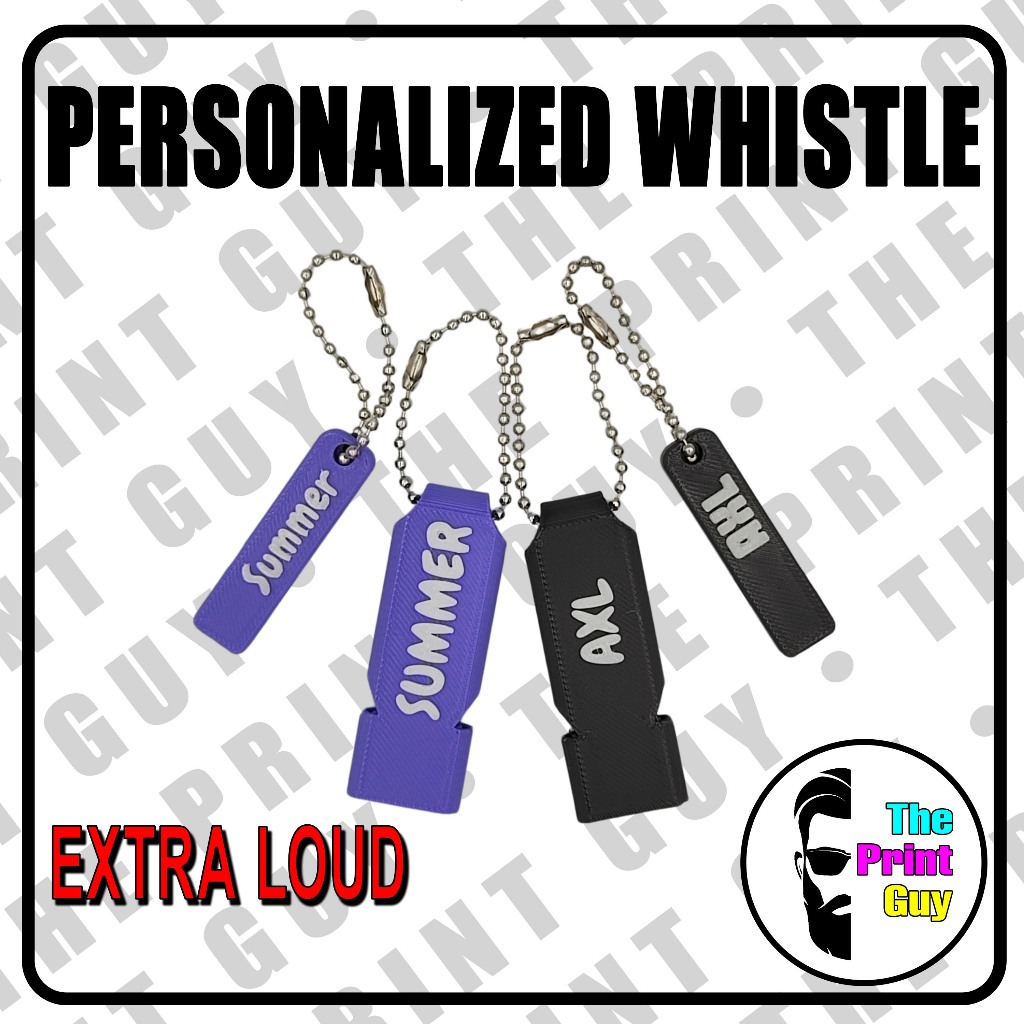 3D Printed Whistle Keychain with Name | Shopee Philippines