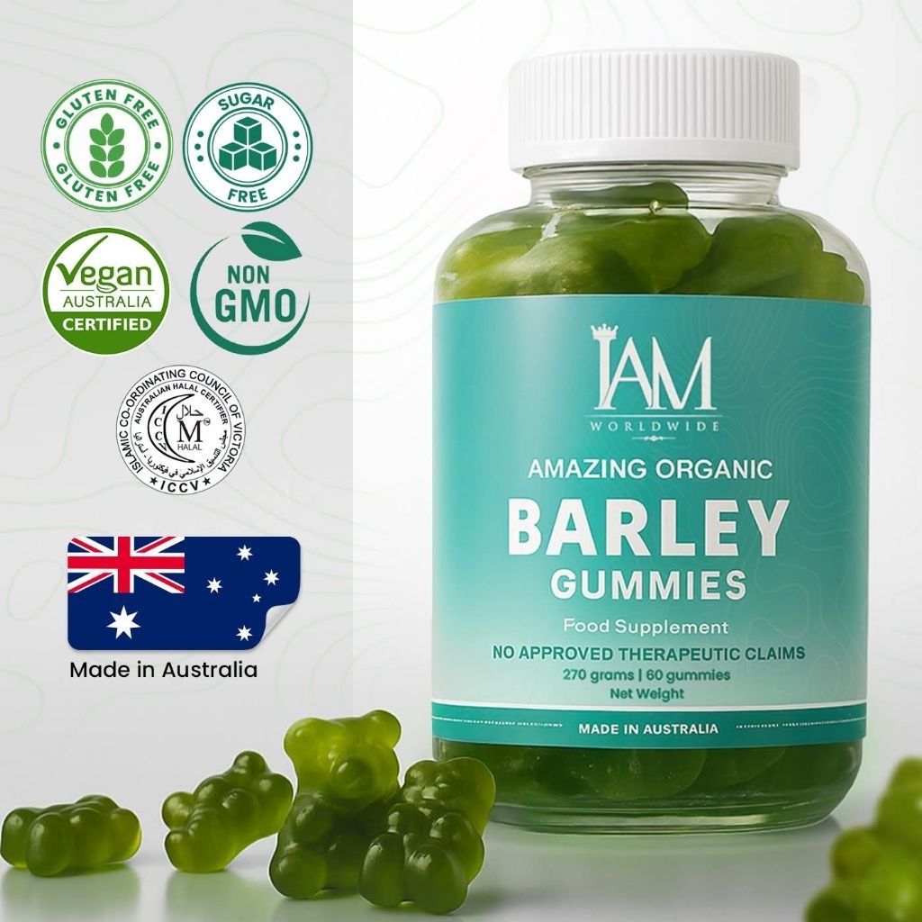 I AM WORLDWIDE Amazing Organic Barley Gummies | Shopee Philippines