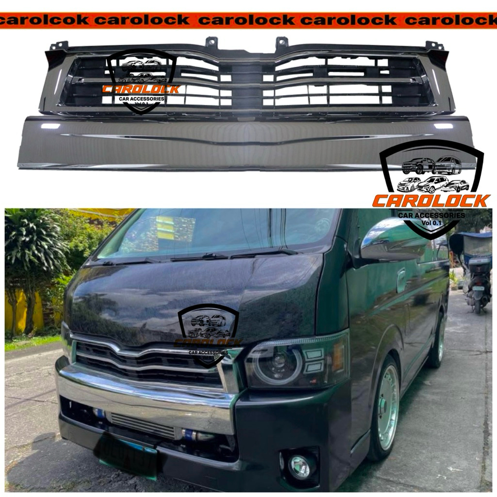 Toyota Hiace GL Grandia 2014 - 2018 Grill Super Grandia Design | Shopee ...