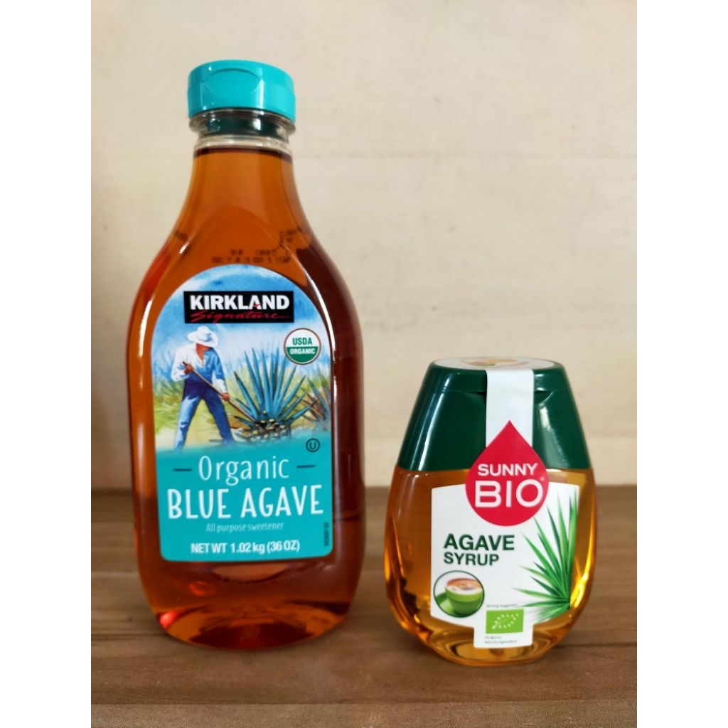 Agave Syrup / Sunny BioAgave 250G / Kirkland Signature Organic Blue ...