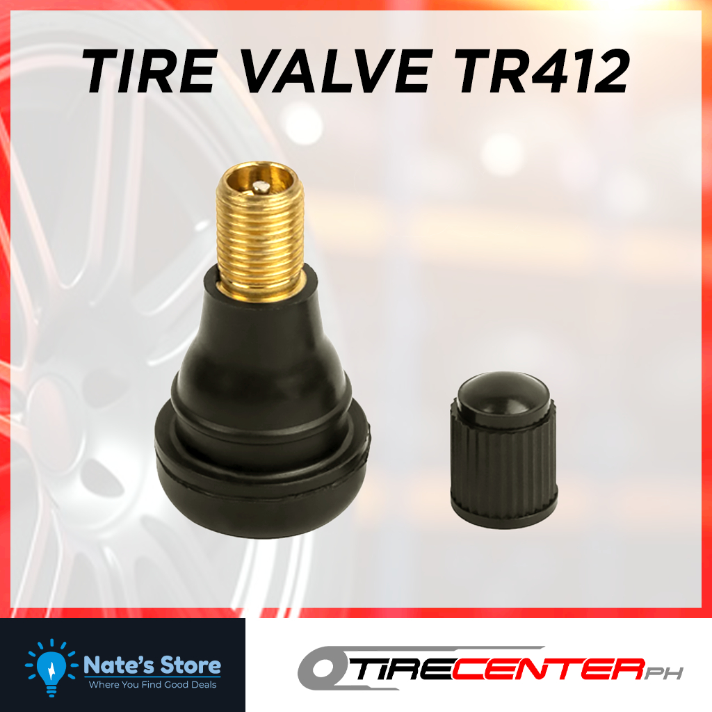 TR412 Snap-In Tubeless Tire Valve Pito For Tubeless Motorcycle Tires ...