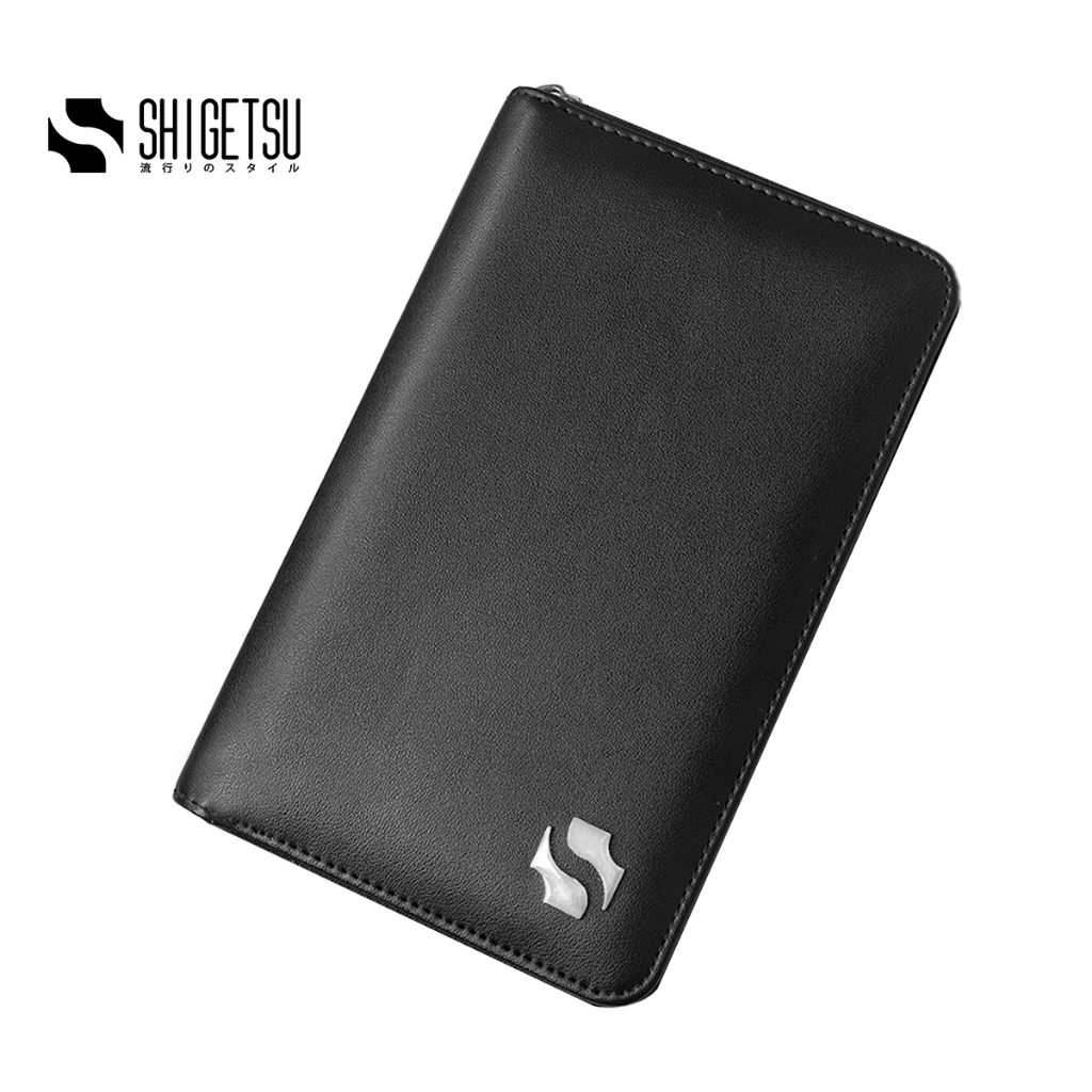 Shigetsu KURASHIKI Leather Passport Holder Travel Organizer Card Wallet ...