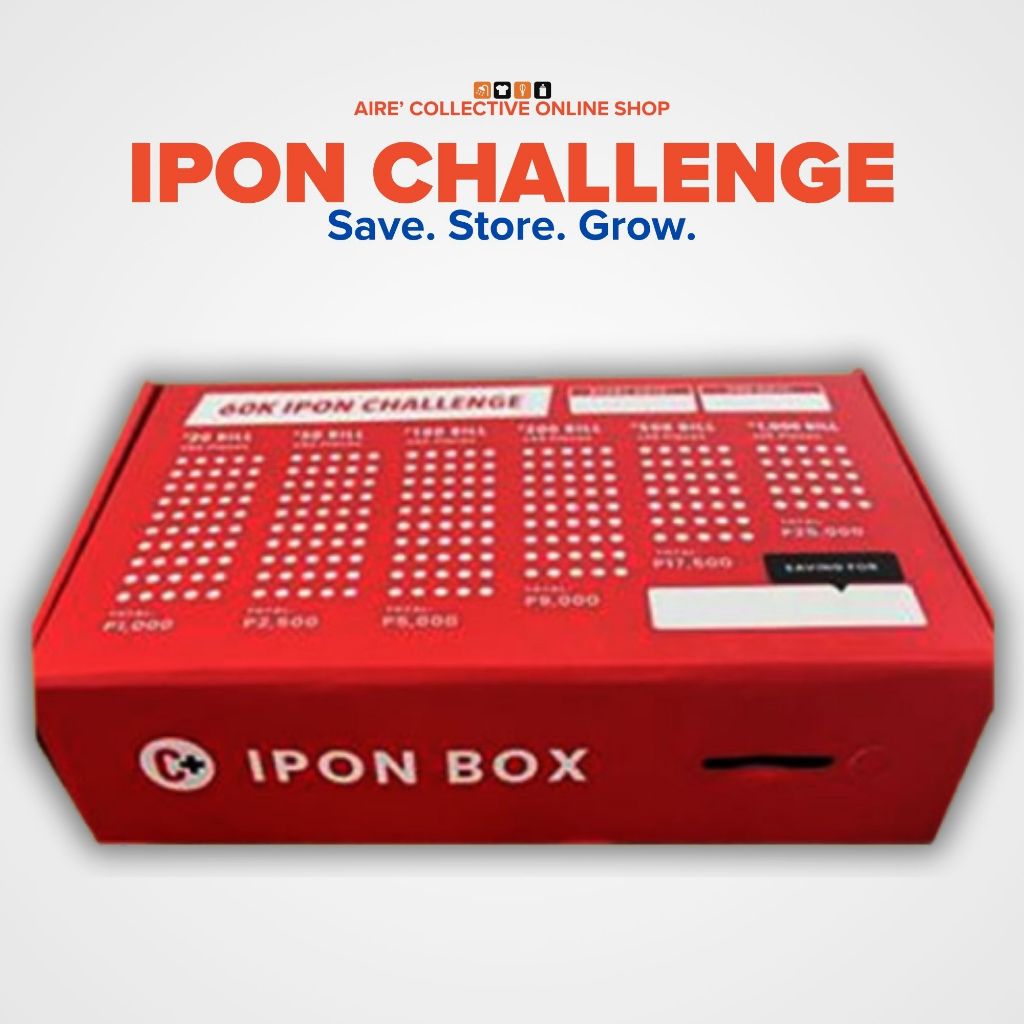 Ipon Box 1pc. – Chinkee Tan Savings Challenge P29 | Aire' Collective ...