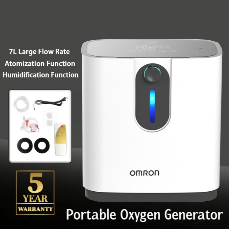 7L High Flow Oxygen Concentrator with Nebulization & Humidification 2 ...