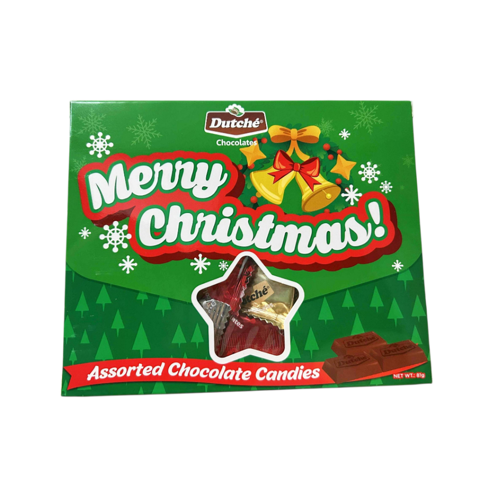 DUTCHE MERRY CHRISTMAS BAG BOX CHOCOLATE CANDY | Shopee Philippines