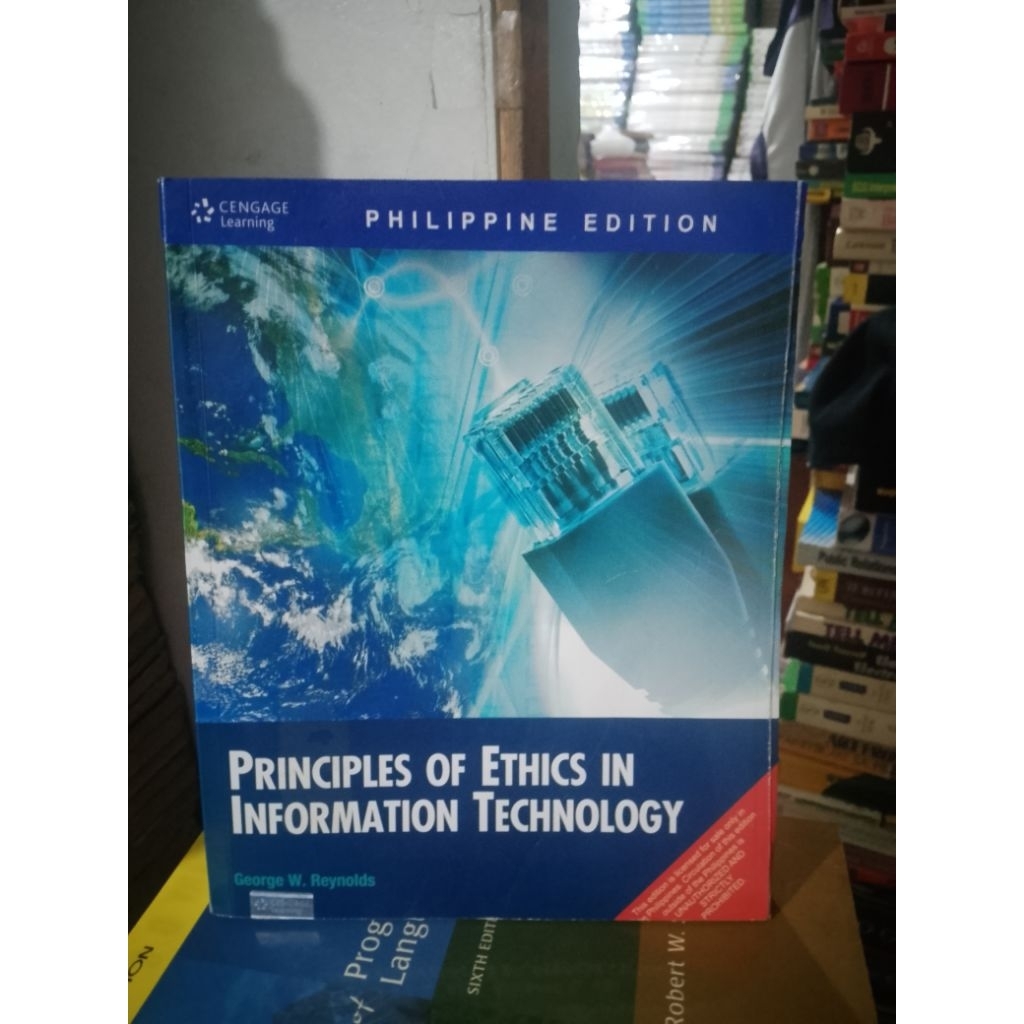 PRINCIPLES OF ETHICS IN INFORMATION TECHNOLOGY By. REYNOLDS (slightly use | Shopee Philippines