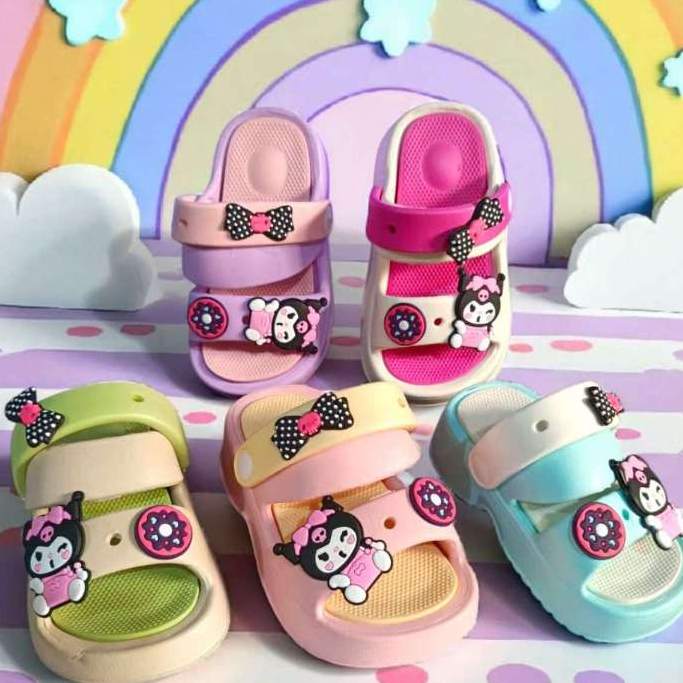 new arrive cute slipppers kuromi design for kids | Shopee Philippines