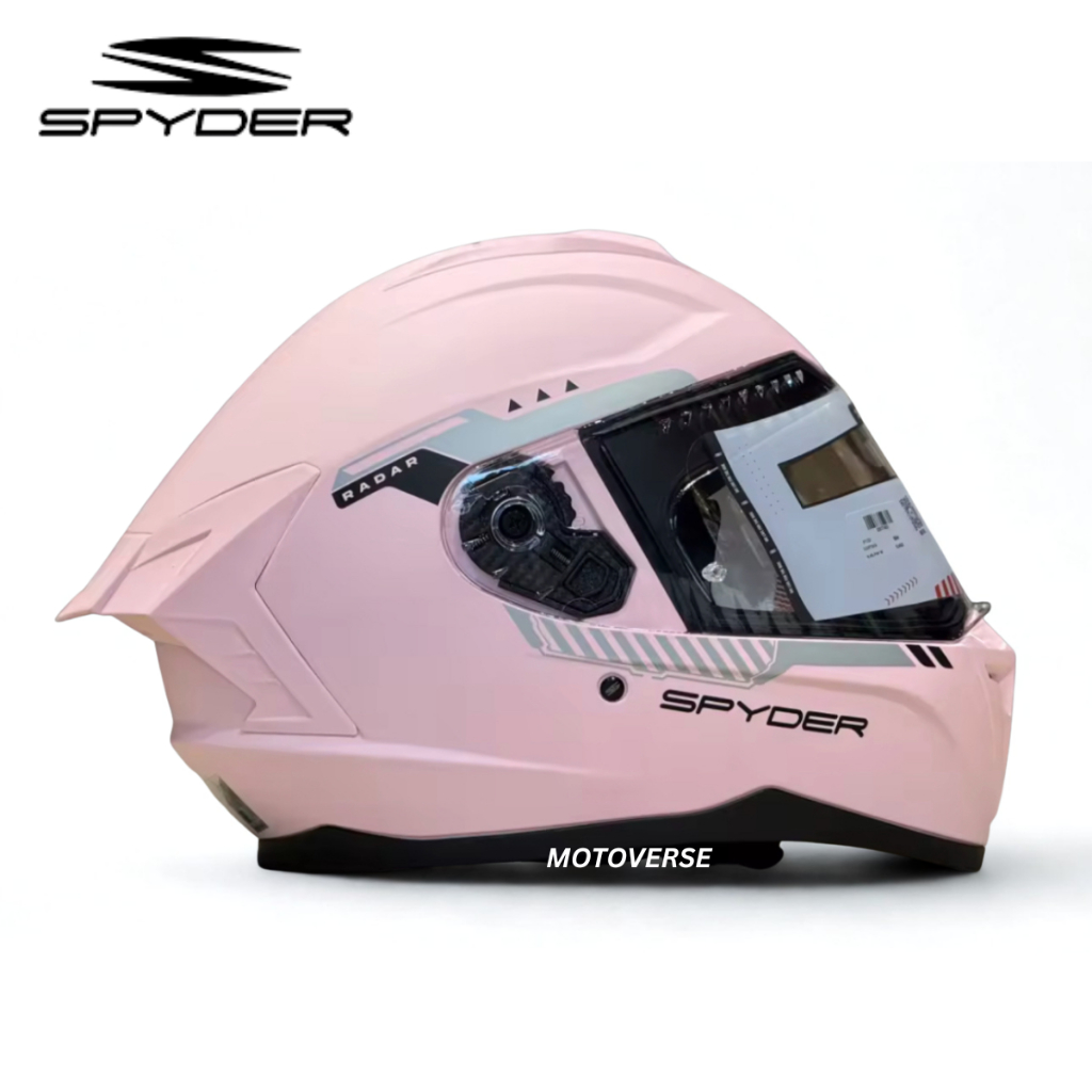 Spyder Radar Full Face Single Visor Helmet (100% Original) with Clear ...