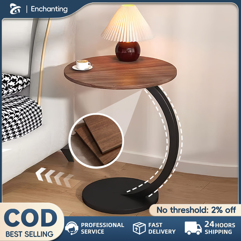 COD⭐Nordic Coffee Table Simple Tea Table Corners Small Table Living ...