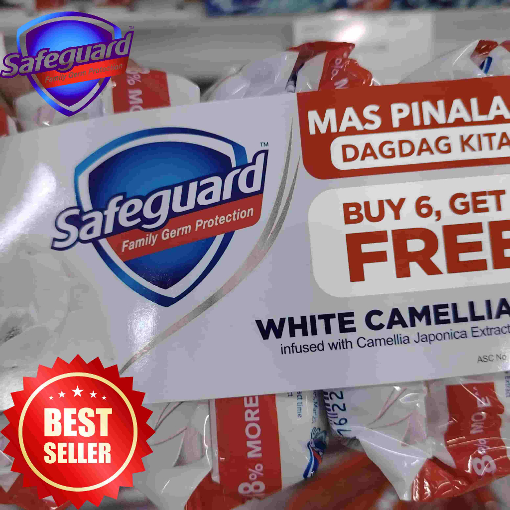SAFEGUARD WHITE CAMELLIA BAR SOAP 65G | Shopee Philippines