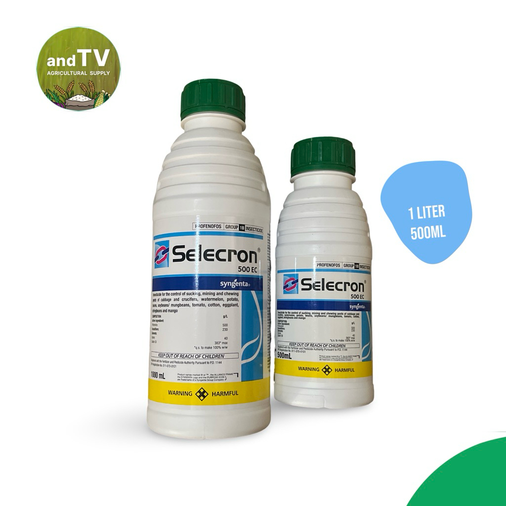 Selecron Insecticide 500 EC Syngenta ~ Profenofos 500ml, 1 Liter ...