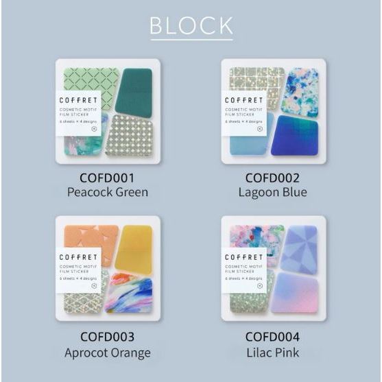 KINGJIM: NEW HITOTOKI COFFRET BLOCK- FILM STICKERS 24 SHEETS (6 SHEETS ...