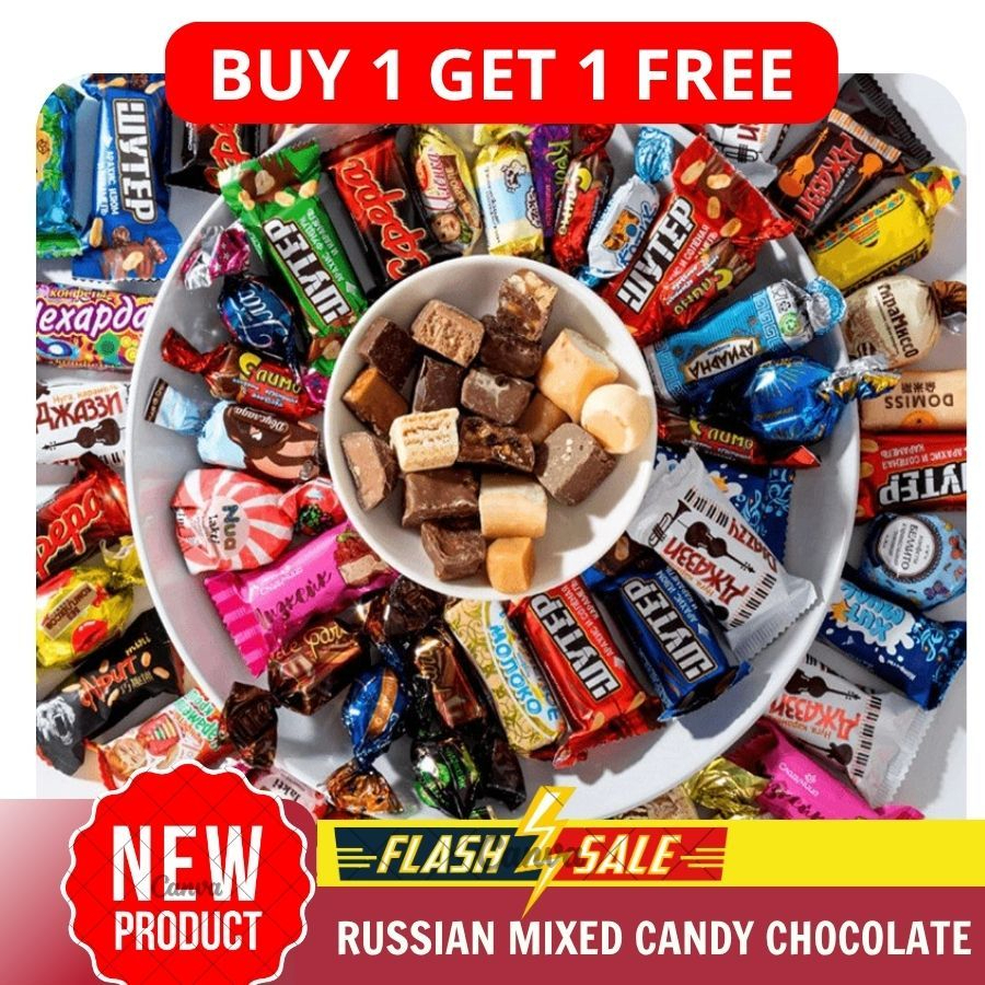 Russian Chocolate Mixed Fructose Candy 500G - CHOCOLATE CANDY NA MAY ...