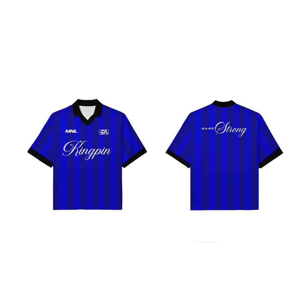 MNL KINGPIN POLO SHIRT BOX TYPE BLUE | Shopee Philippines