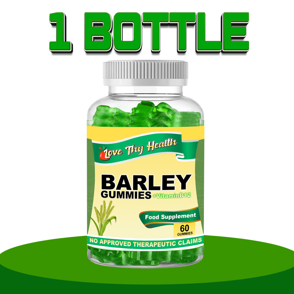 Love Thy Health Barley Gummies - 60 gummies per bottle with the Mother ...