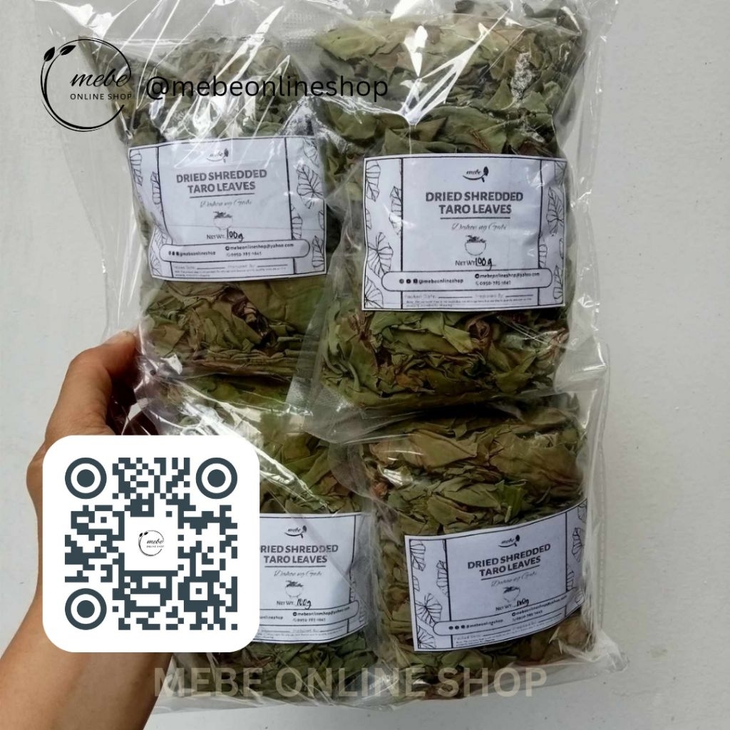 100G Dried Taro Leaves/Pinatuyong Dahon ng Gabi/Katnga/Natong/Laing ...