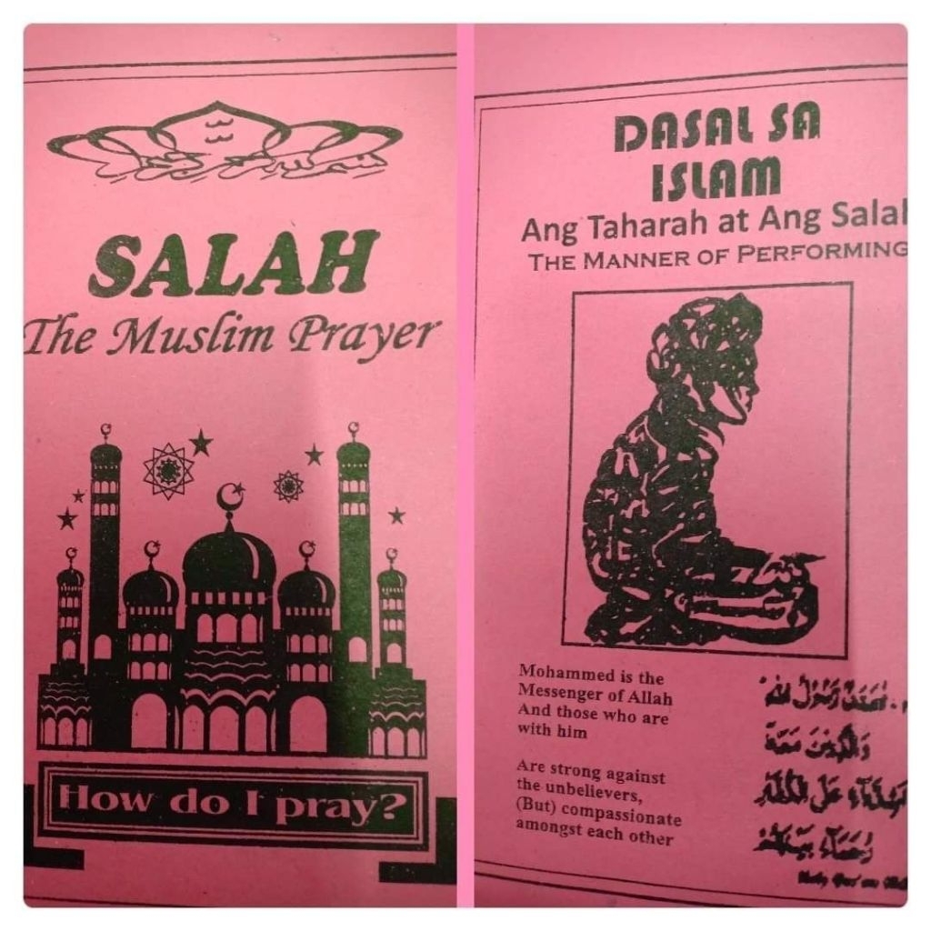 SALAH the muslim book prayer/dasal sa islam tagalog translate | Shopee ...