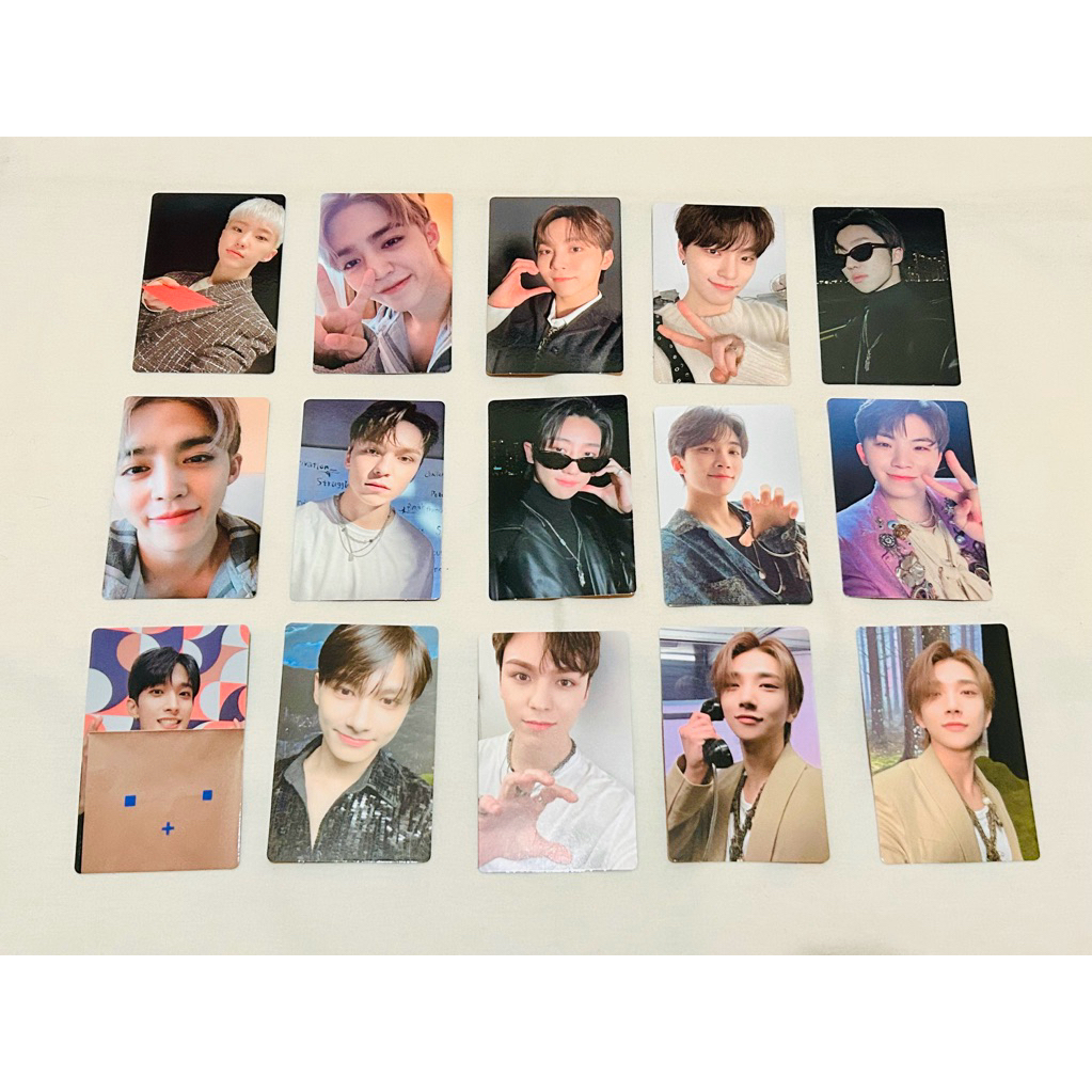 Official SVT Seventeen Face The Sun Carat Version Orange Back Photocard ...