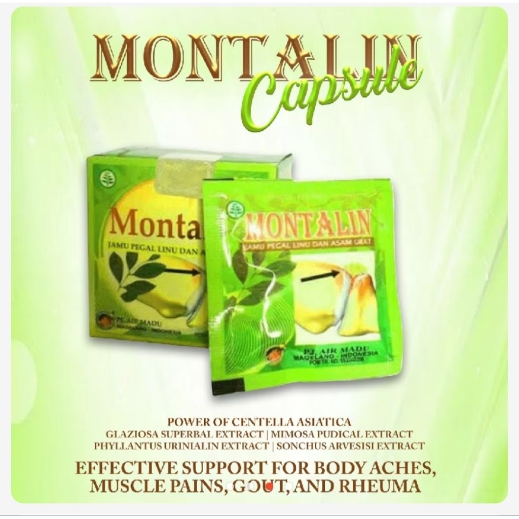 MONTALIN ORIGINAL. MONTALIN CAPSULE 1BOX 40 CAPSULE | Shopee Philippines