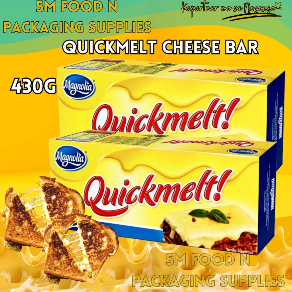Quickmelt Cheese Bar 160g / 430g Smooth, Creamy, and Perfect for ...