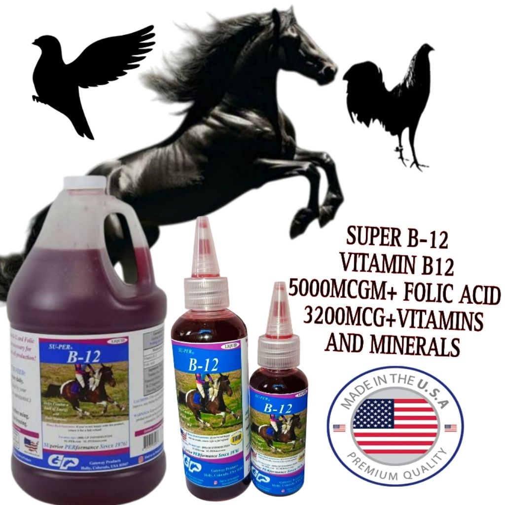 Super B12 5500mcg Super Vitamin B12 For Gamefowl Birds Pigeons | Shopee ...