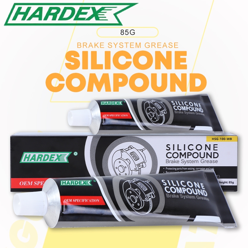 HARDEX Silicone Compound Brake Grease High Temp 85G-Effective Low Odor ...