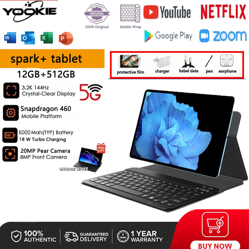 spark+ Original Android tablet Brandnew 5G tablet 10.1 inch Gaming ...