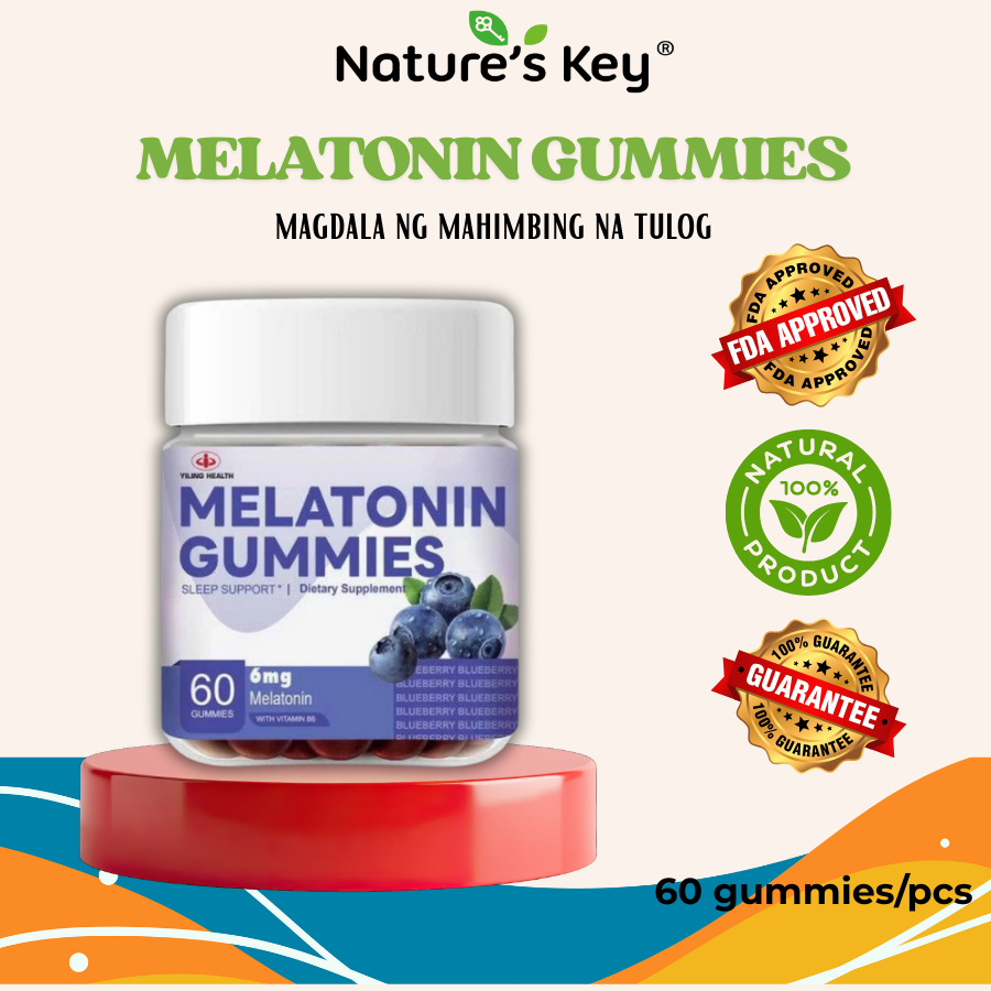 Yiling Melatonin Gummies – Sweet Dream & Restful Night Formula (60 ...
