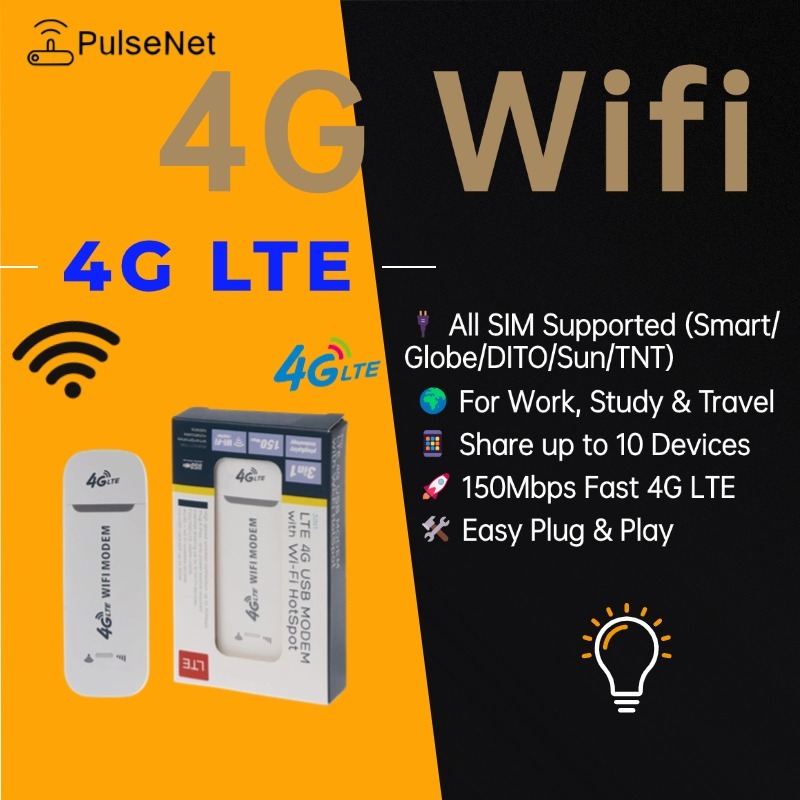 4G LTE USB Pocket WiFi Router 150Mbps Hotspot Universal SIM Card ...