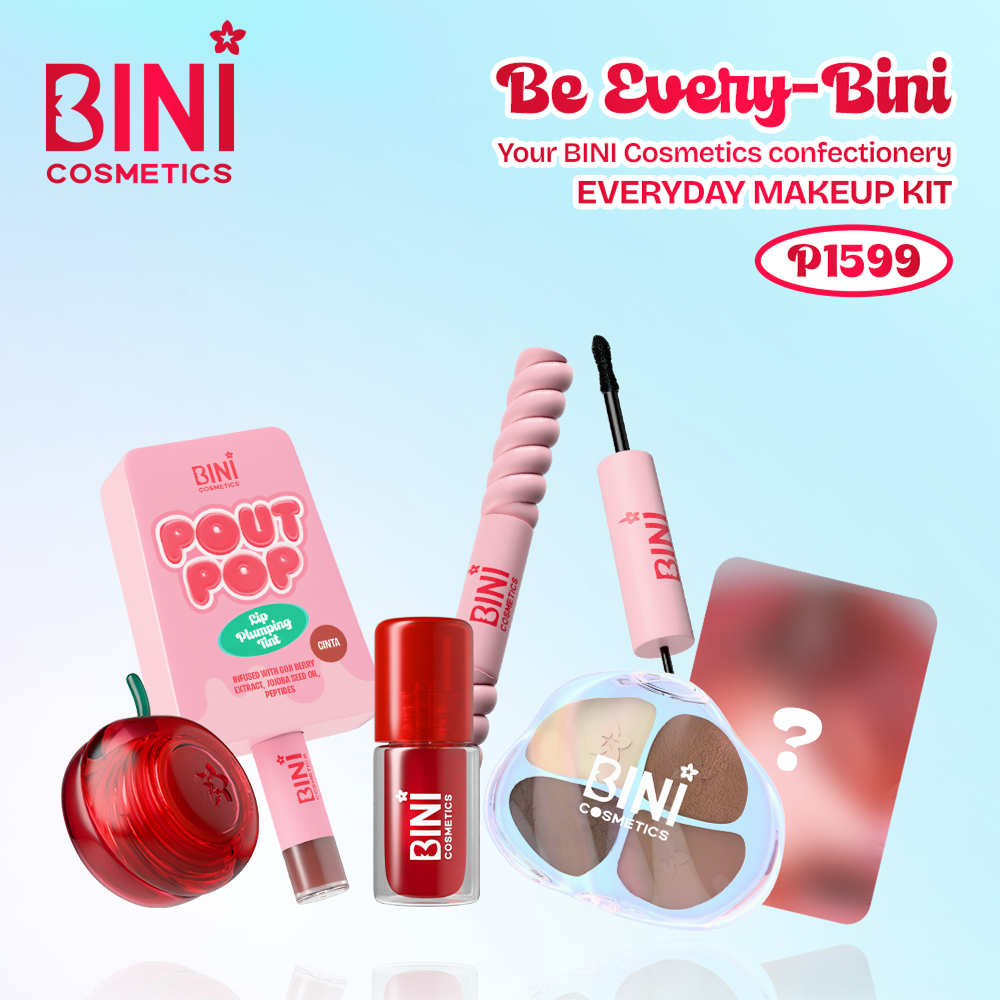 BINI Cosmetics Everyday Makeup Kit [Eyeshadow, Lip Plumping, Cream ...